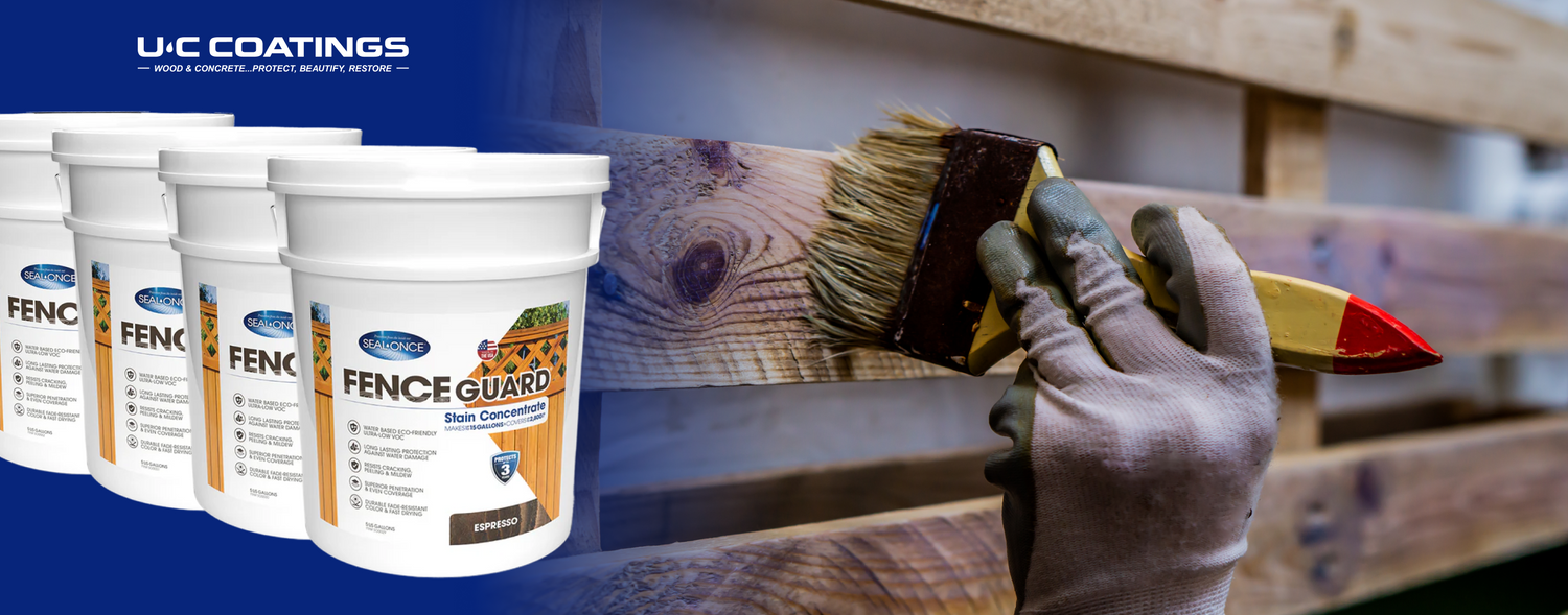 Wood Fence Stain Tips with FENCE GUARD | U-C Coatings