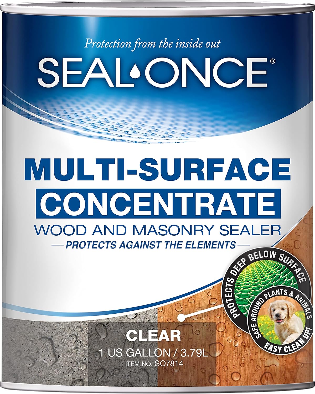 Multi-Surface Concentrate Wood, Concrete & Masonry Sealer | SEAL-ONCE ...