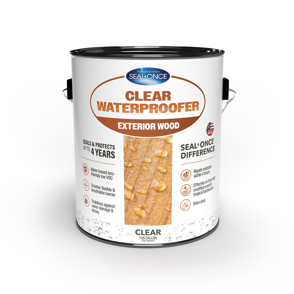 Waterproofer for Exterior Wood | Seal Once | U-C Coatings