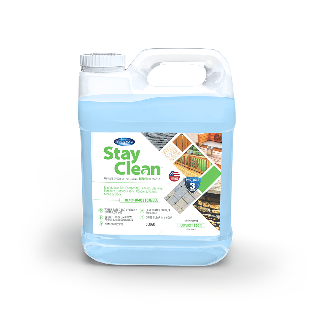 Stay Clean Moss & Mold Inhibitor | Seal Once | U-C Coatings